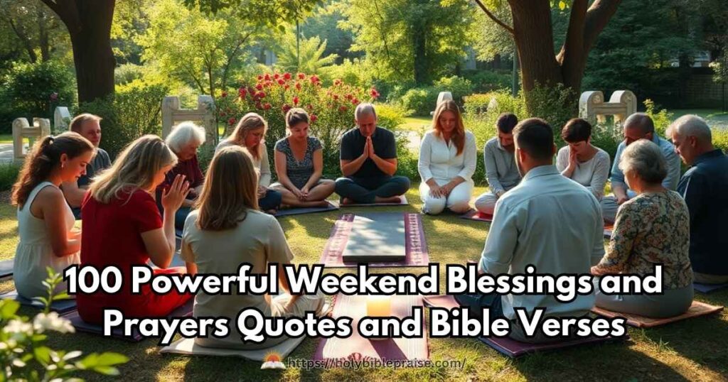 100 Powerful Weekend Blessings and Prayers Quotes and Bible Verses