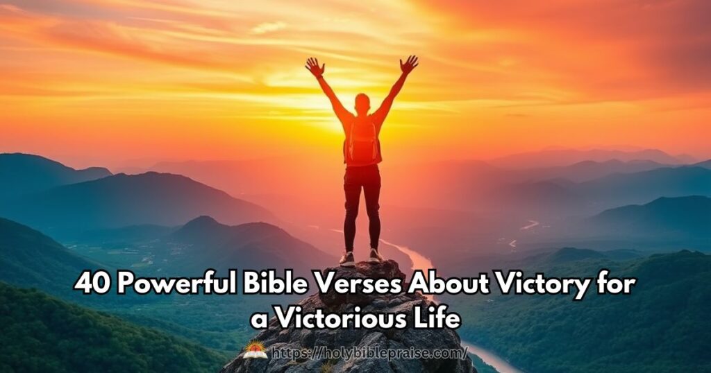 40 Powerful Bible Verses About Victory for a Victorious Life