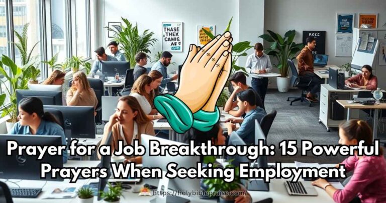 Prayer for a Job Breakthrough: 15 Powerful Prayers When Seeking Employment