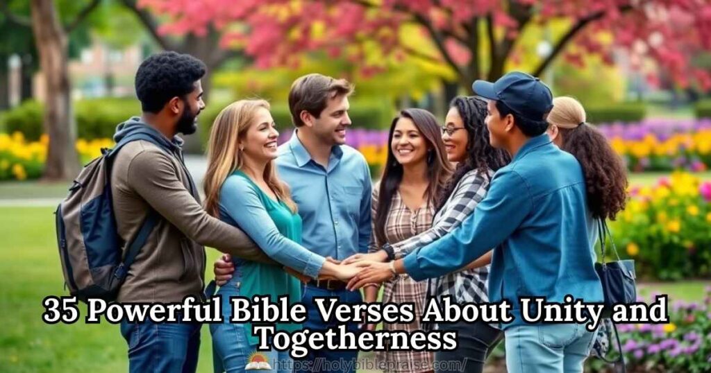 35 Powerful Bible Verses About Unity and Togetherness