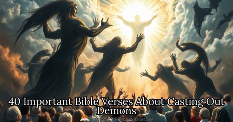 40 Important Bible Verses About Casting Out Demons
