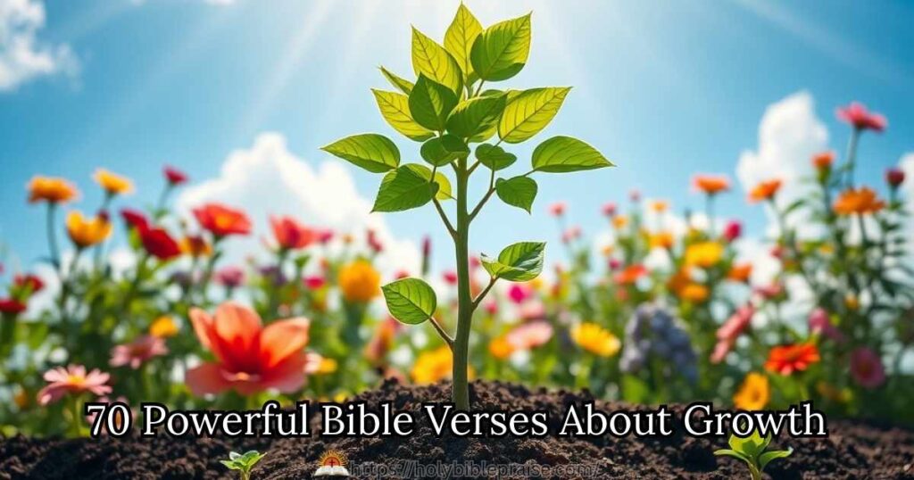 70 Powerful Bible Verses About Growth