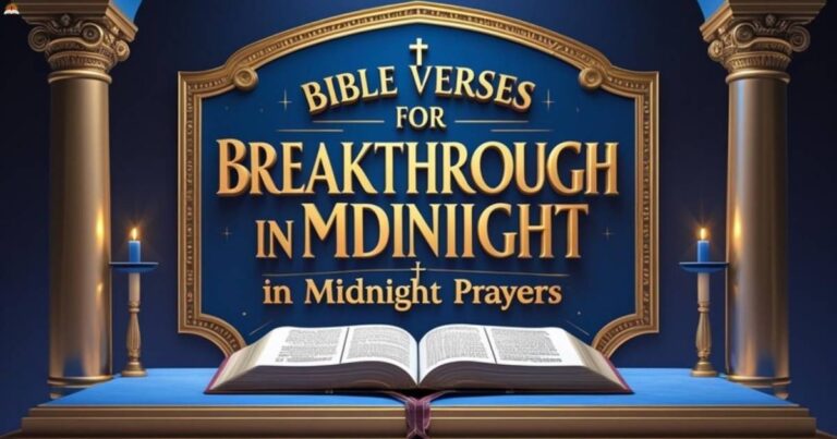 40+ Powerful Bible Verses For Midnight Prayers
