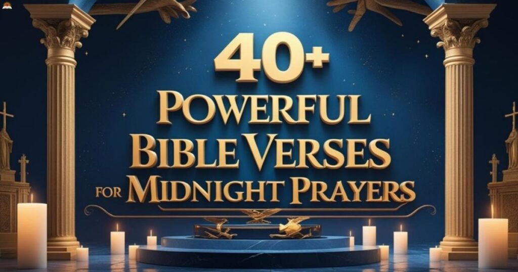 40+ Powerful Bible Verses For Midnight Prayers