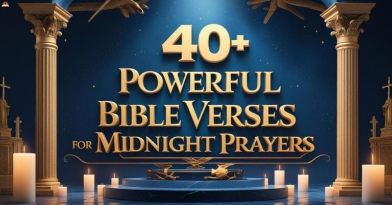 40+ Powerful Bible Verses For Midnight Prayers