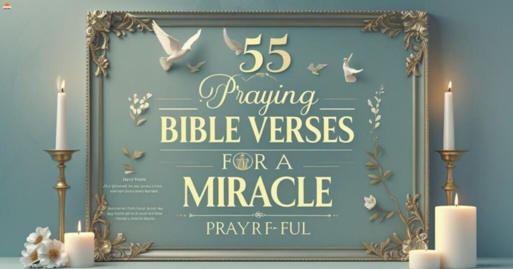 55 Powerful Praying Bible Verses For A Miracle